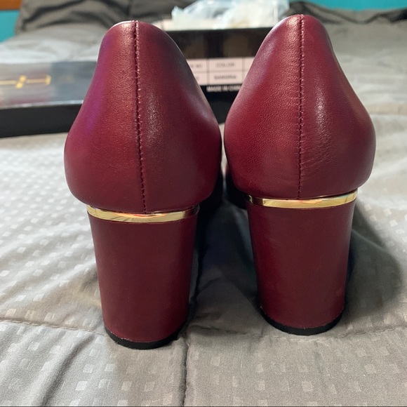 IMAN | Shoes | Iman Leather Sangria Heels Shoes Size 7 | Poshmark